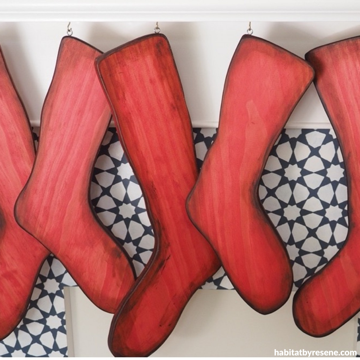 Wood you like a Christmas stocking? How to make these colourful ...
